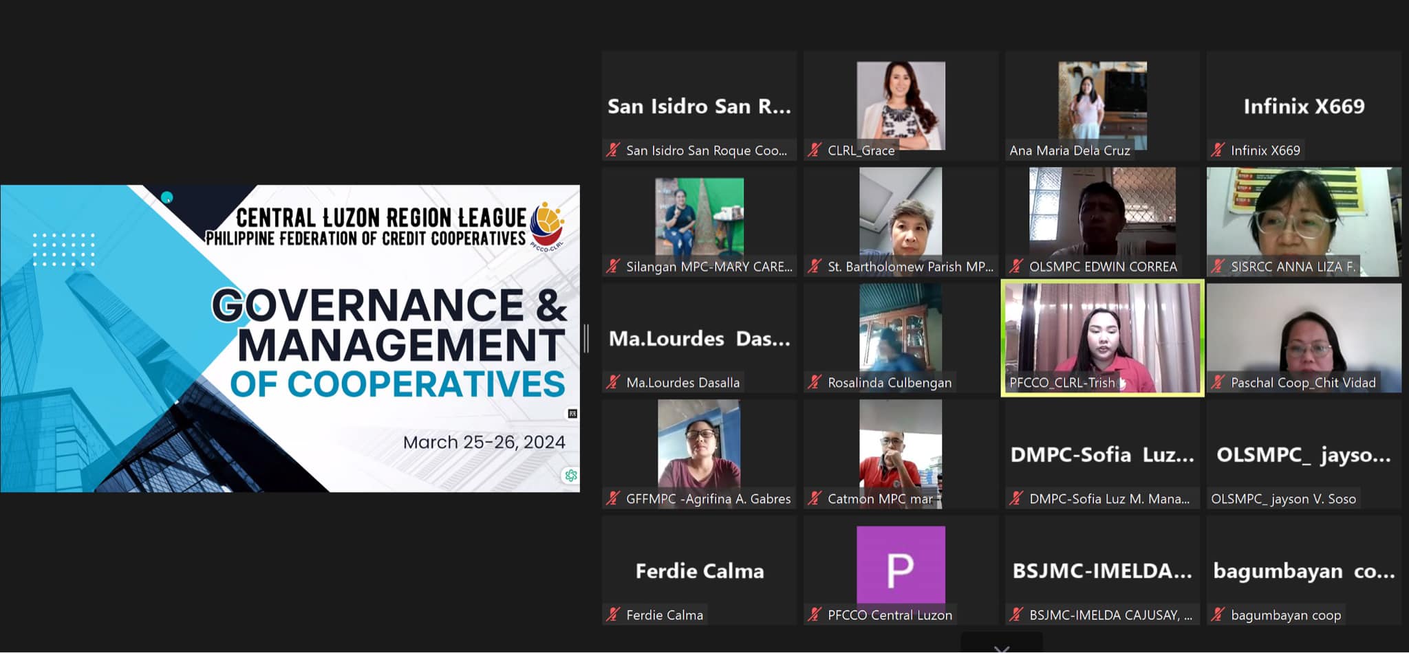 Governance Management Of Cooperatives Webinar Pfcco Central Luzon