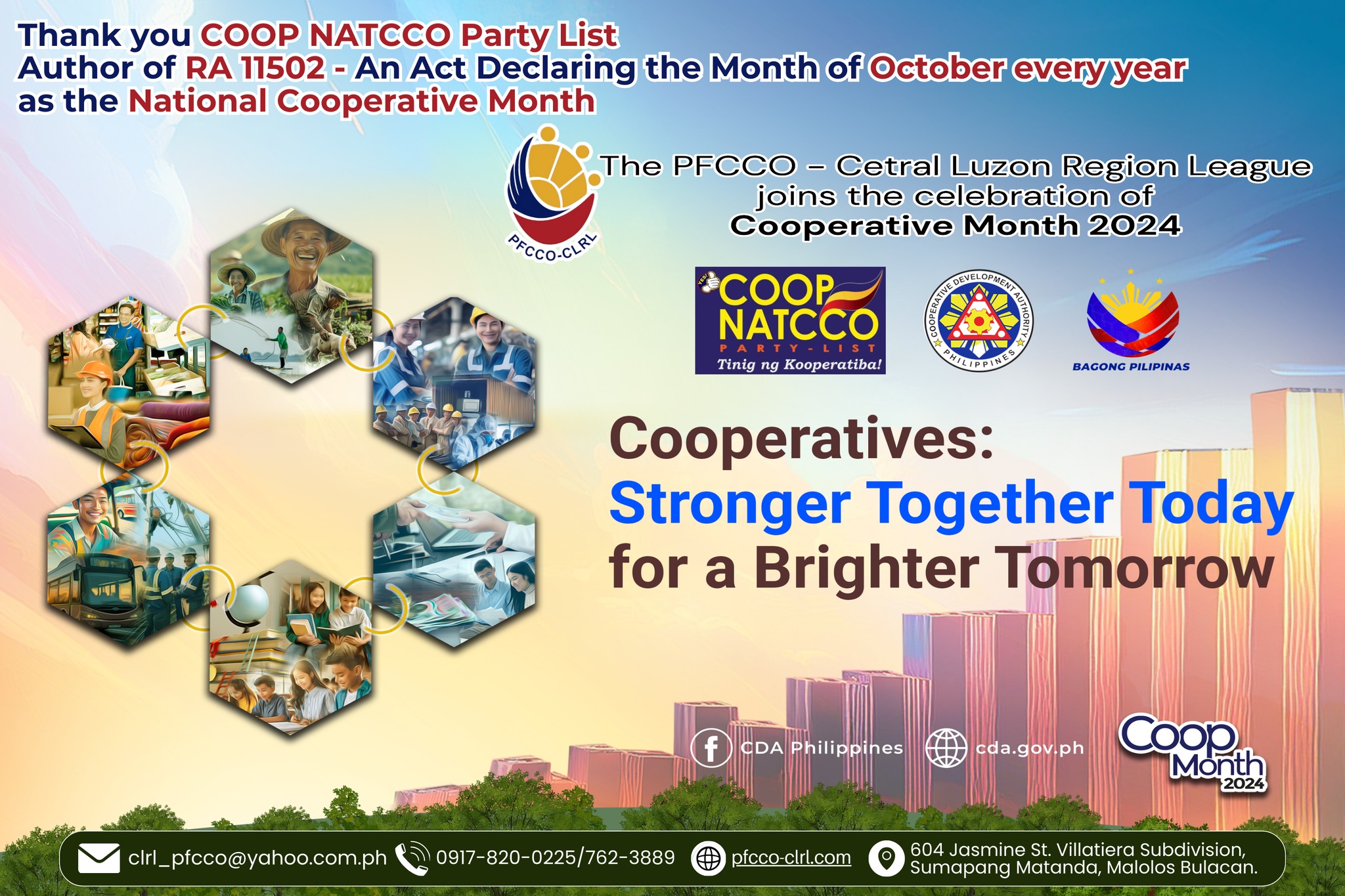 Happy Cooperative Month! - Pfcco Central Luzon